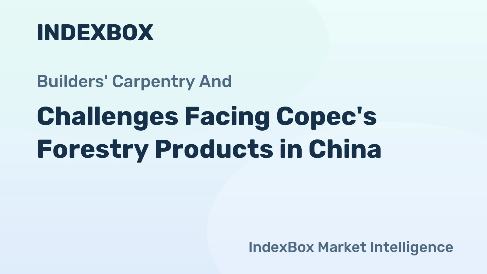 Challenges Facing Copec's Forestry Products in China