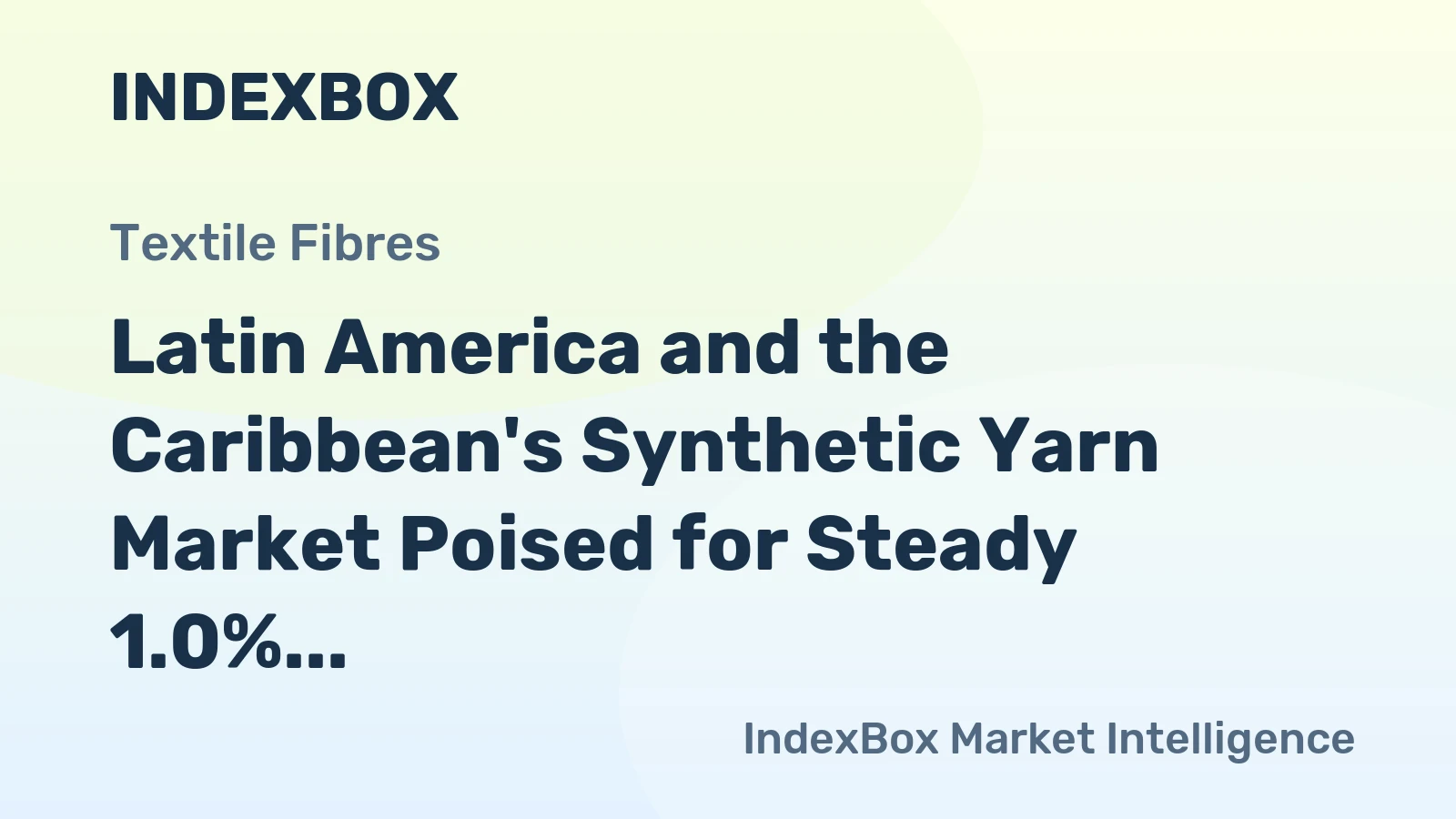 Latin America and the Caribbean's Synthetic Yarn Market Poised for Steady 1.0% CAGR Growth Through 2035