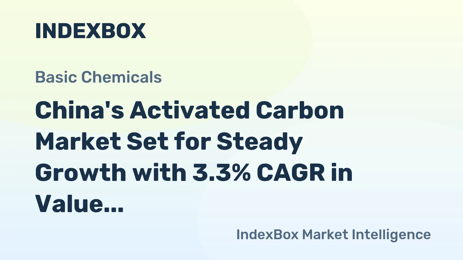 China's Activated Carbon Market Set for Steady Growth with 3.3% CAGR in Value Through 2035