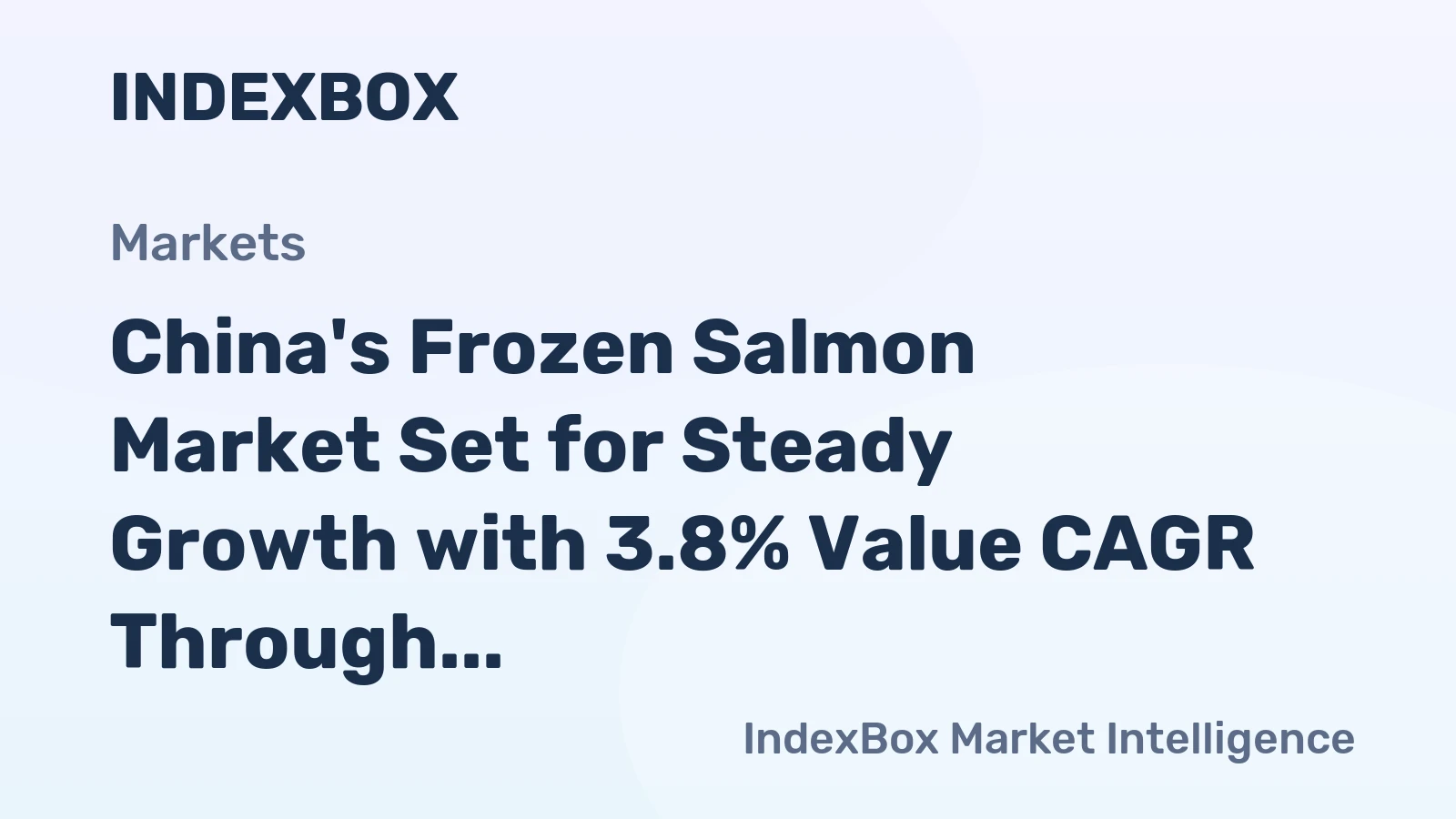 China's Frozen Salmon Market Set for Steady Growth with 3.8% Value CAGR Through 2035
