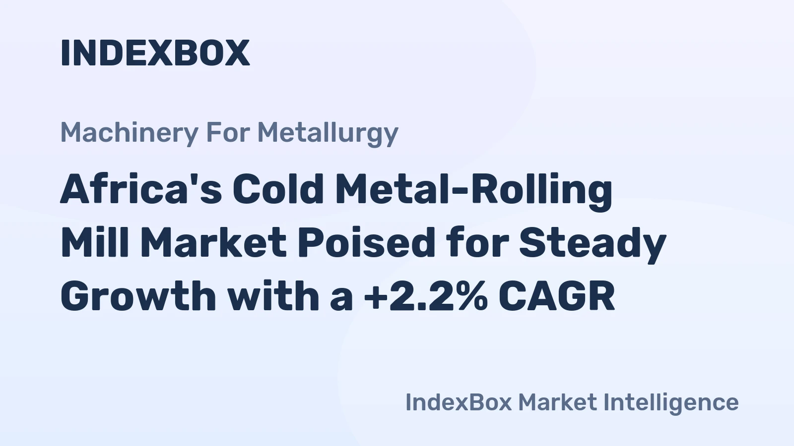 Africa's Cold Metal-Rolling Mill Market Poised for Steady Growth with a +2.2% CAGR