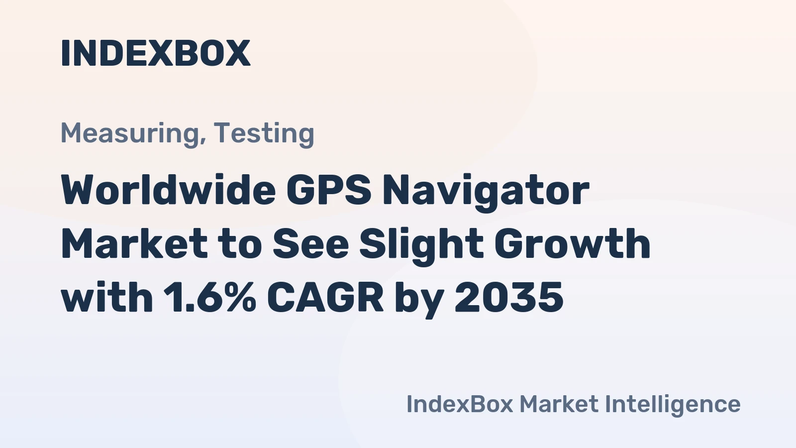 Worldwide GPS Navigator Market to See Slight Growth with 1.6% CAGR by 2035