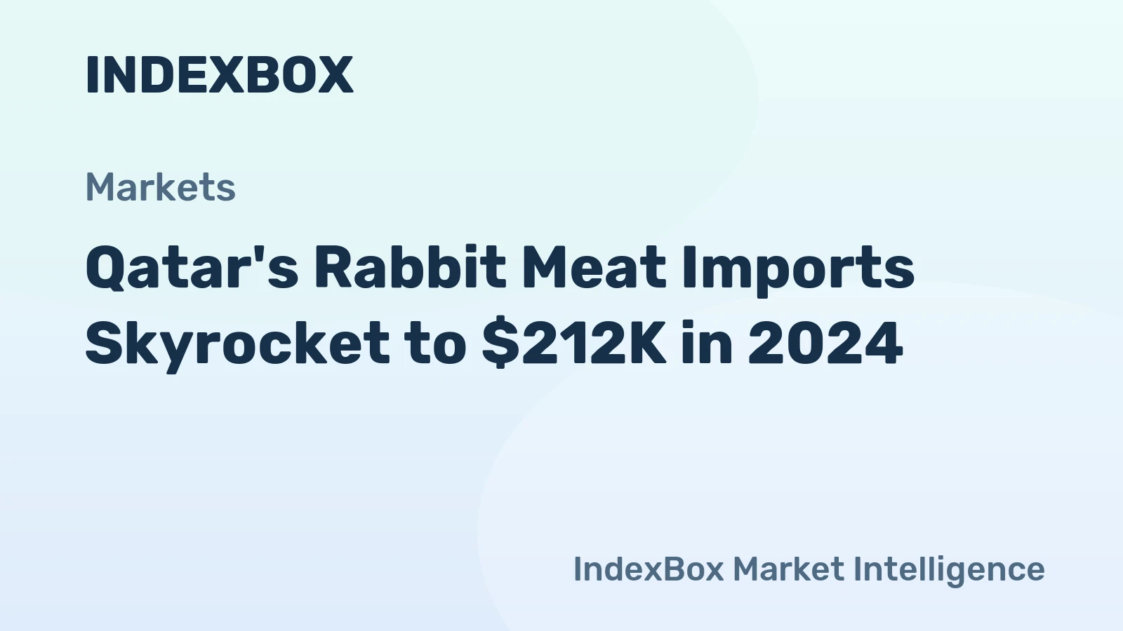 Qatar's Rabbit Meat Imports Skyrocket to $212K in 2024