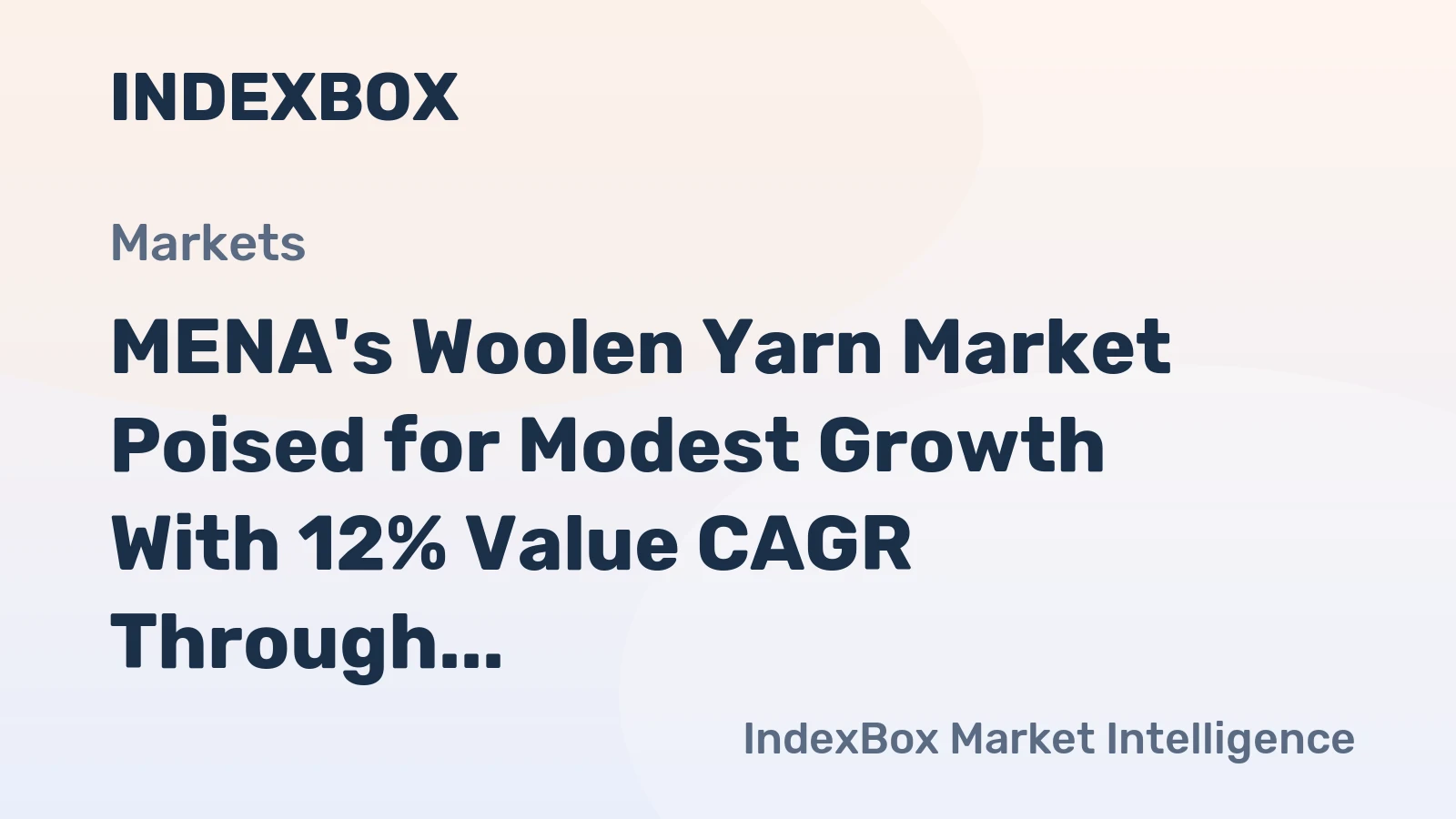 MENA's Woolen Yarn Market Poised for Modest Growth With 12% Value CAGR Through 2035