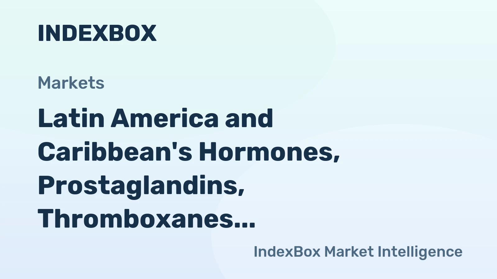 Latin America and Caribbean's Hormones, Prostaglandins, Thromboxanes, and Leukotrienes Market to Grow at +3.1% CAGR, reaching 2.4K tons and $74B by 2035.