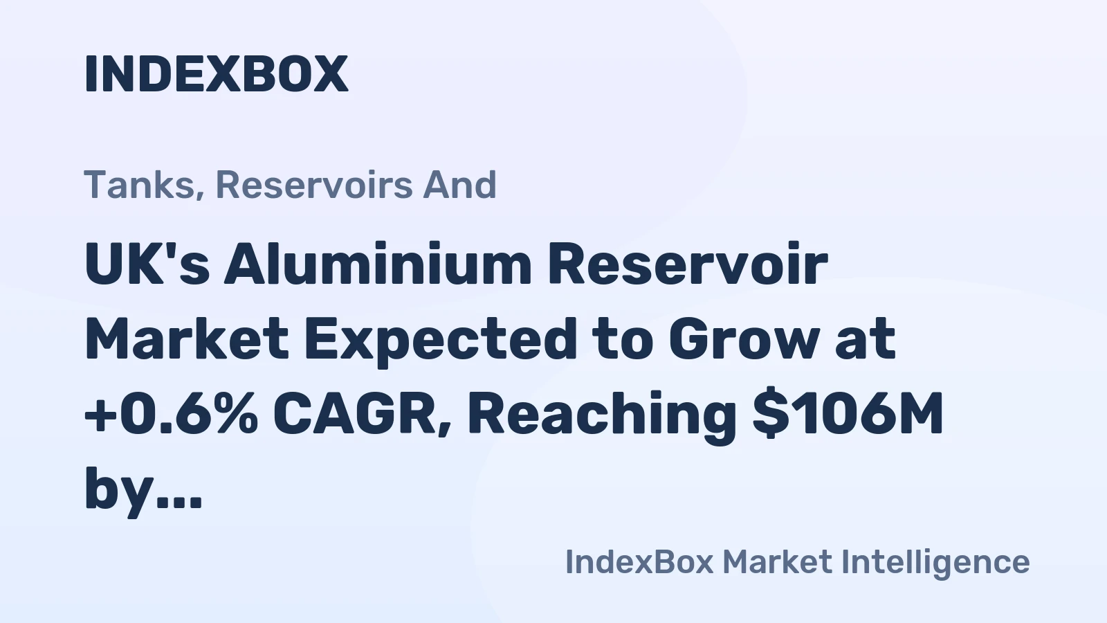 UK's Aluminium Reservoir Market Expected to Grow at +0.6% CAGR, Reaching $106M by 2035