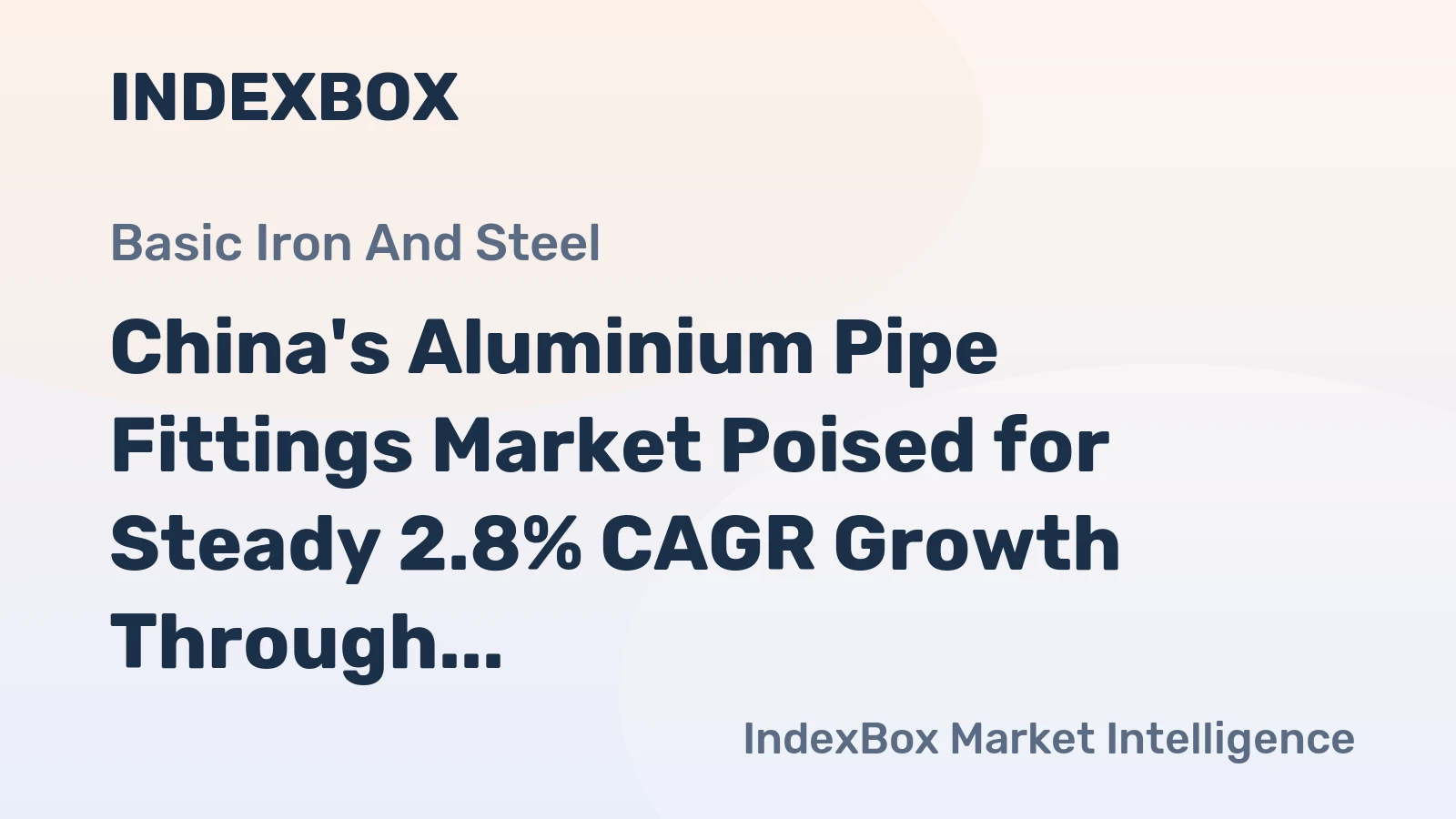 China's Aluminium Pipe Fittings Market Poised for Steady 2.8% CAGR Growth Through 2035
