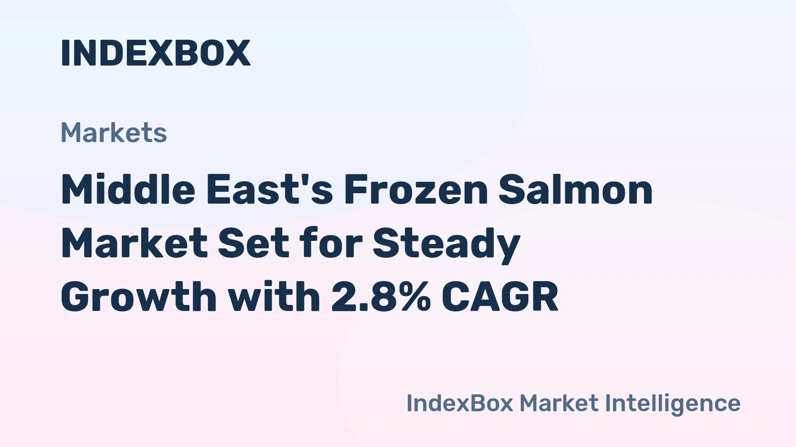 Middle East's Frozen Salmon Market Set for Steady Growth with 2.8% CAGR