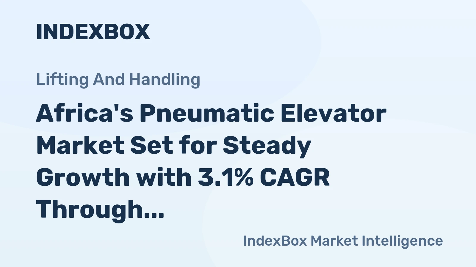 Africa's Pneumatic Elevator Market Set for Steady Growth with 3.1% CAGR Through 2035