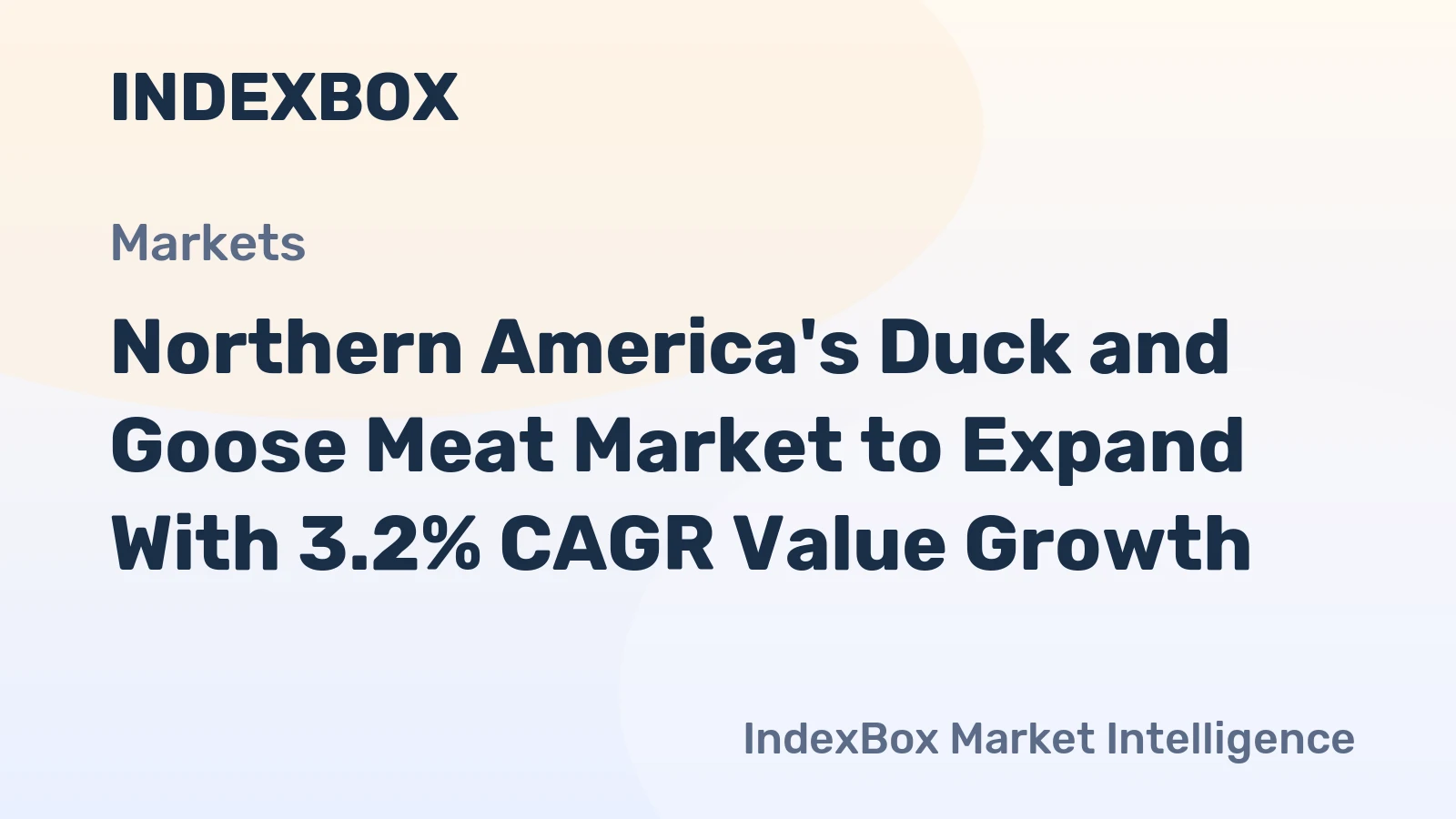 Northern America's Duck and Goose Meat Market to Expand With 3.2% CAGR Value Growth