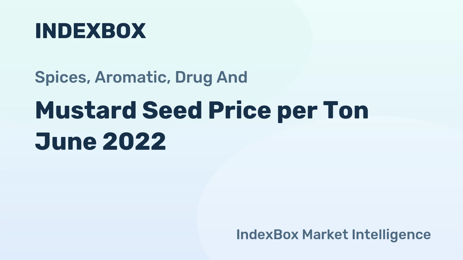Mustard Seed Price per Ton June 2022