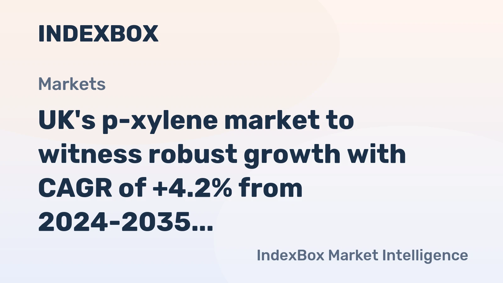 UK's p-xylene market to witness robust growth with CAGR of +4.2% from 2024-2035, reaching 277K tons