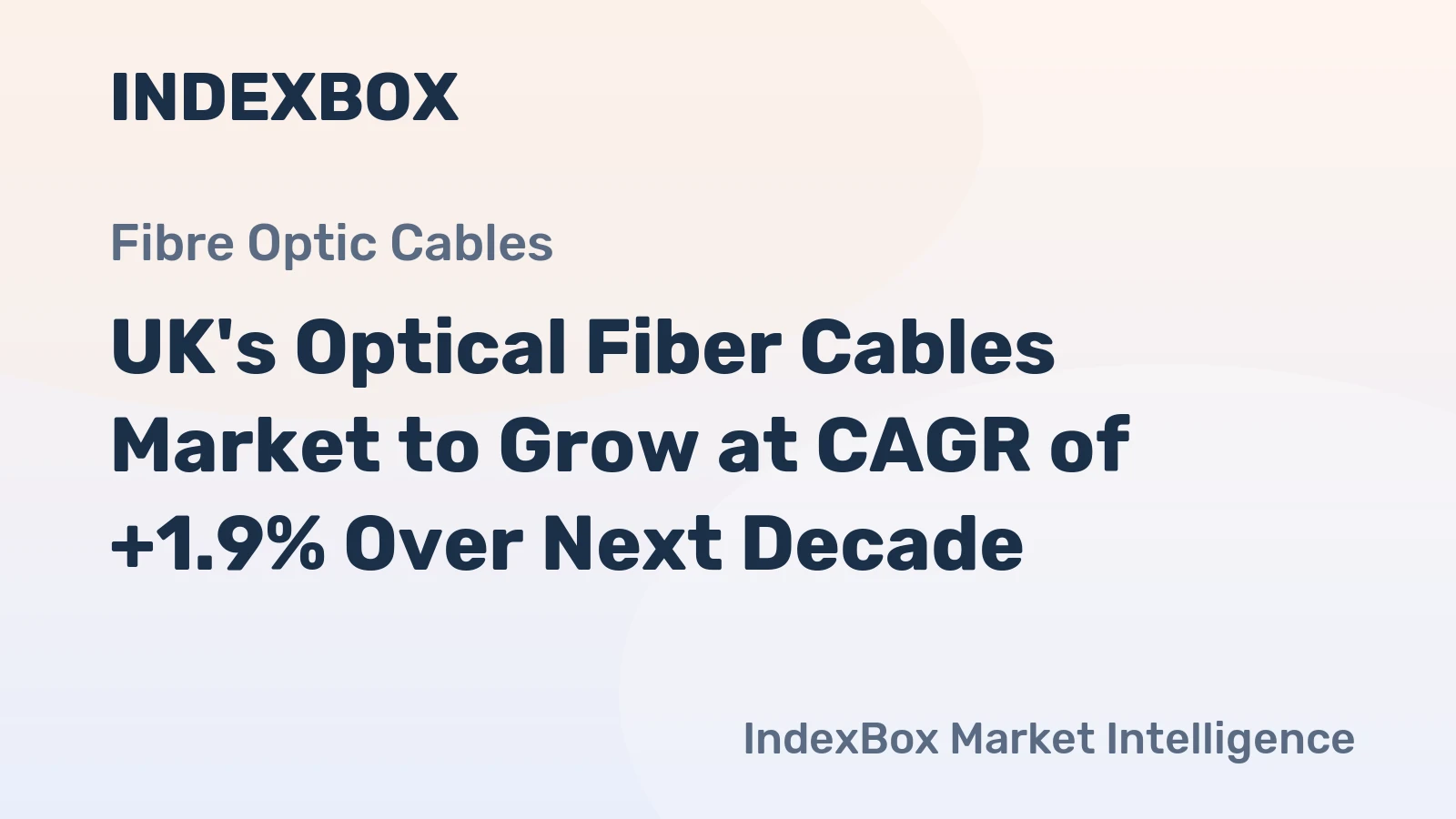 UK's Optical Fiber Cables Market to Grow at CAGR of +1.9% Over Next Decade