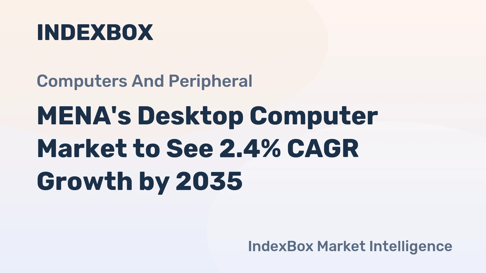 MENA's Desktop Computer Market to See 2.4% CAGR Growth by 2035