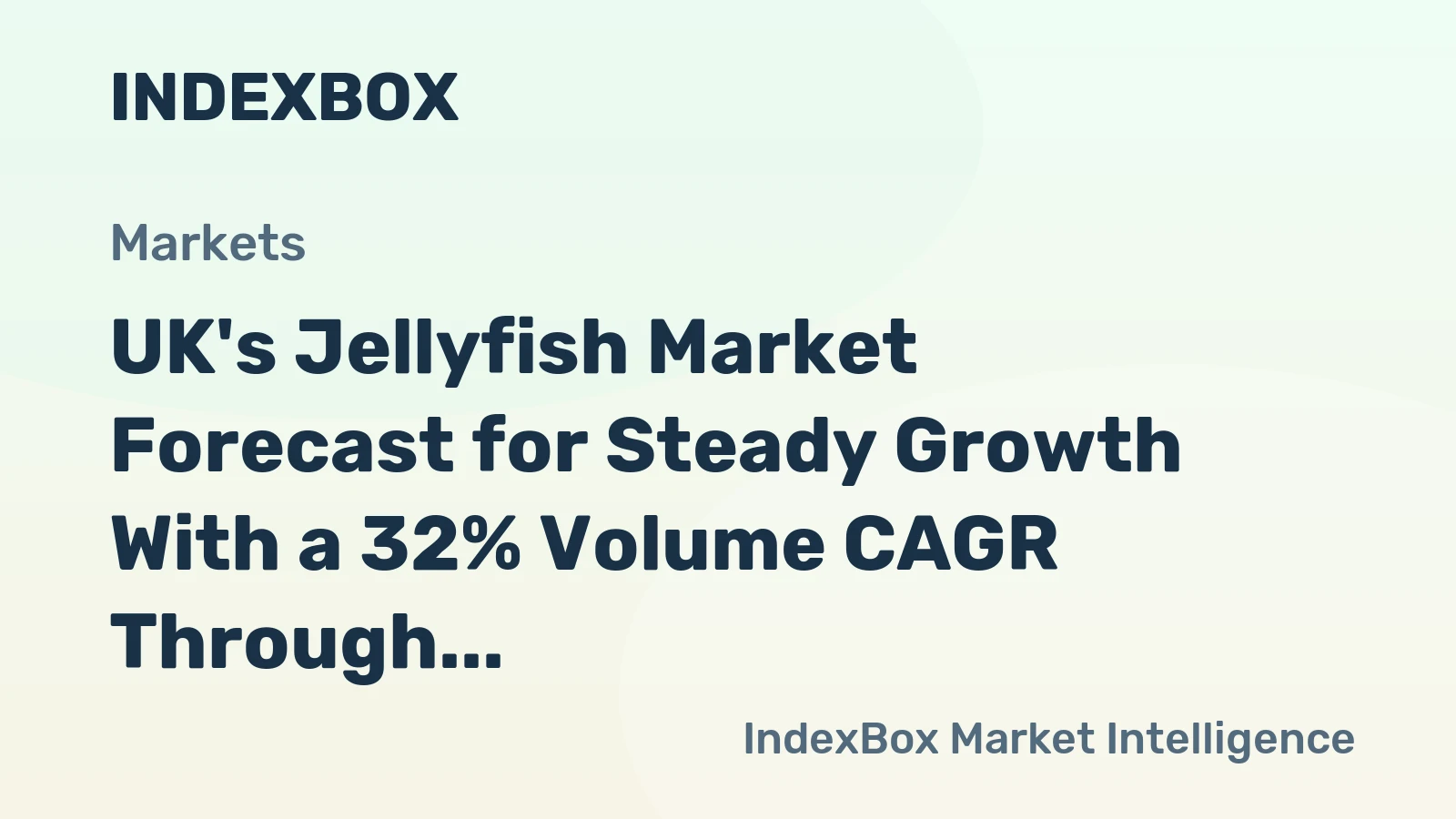 UK's Jellyfish Market Forecast for Steady Growth With a 32% Volume CAGR Through 2035