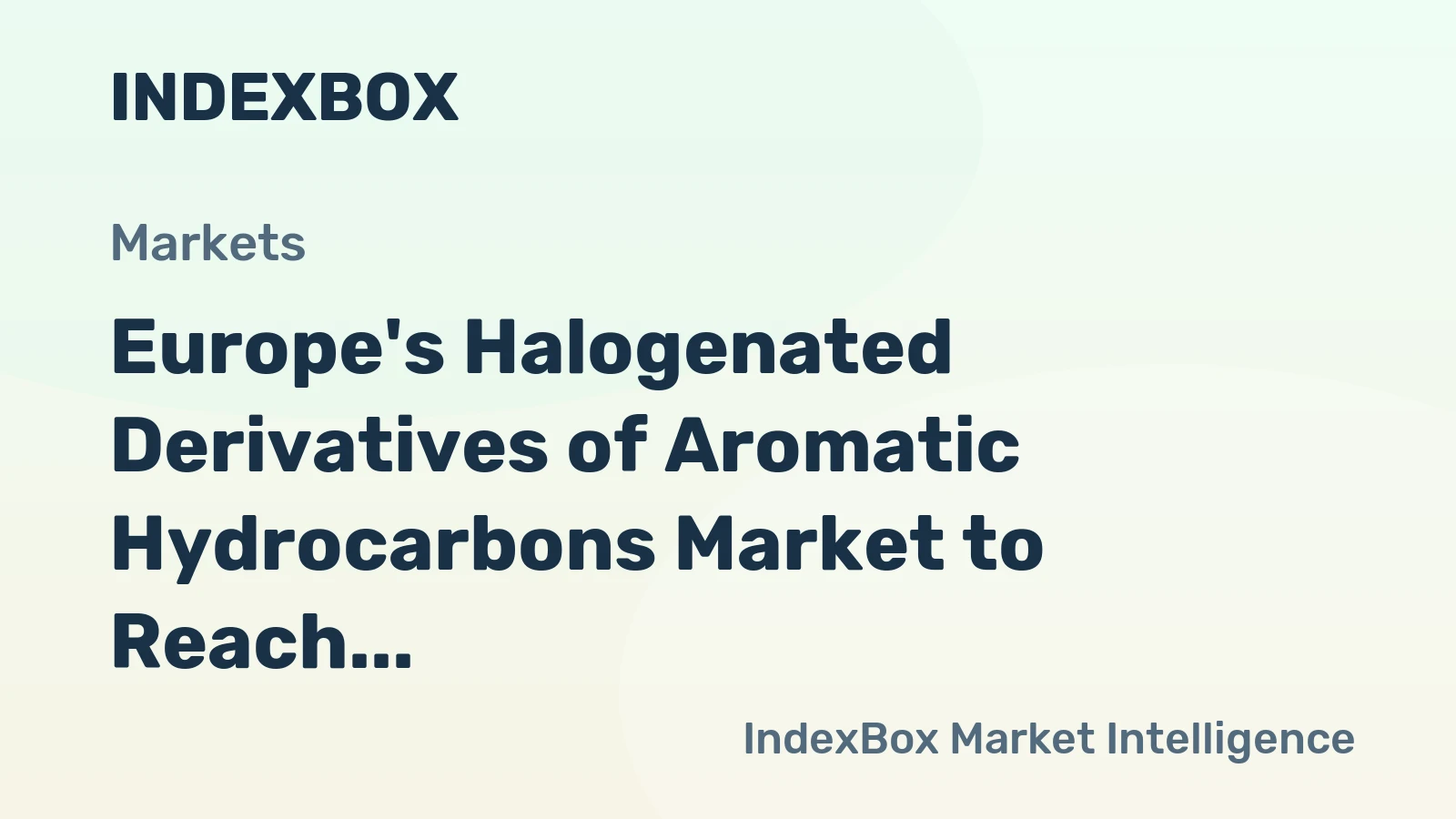 Europe's Halogenated Derivatives of Aromatic Hydrocarbons Market to Reach 138K Tons and $1.8B by 2035