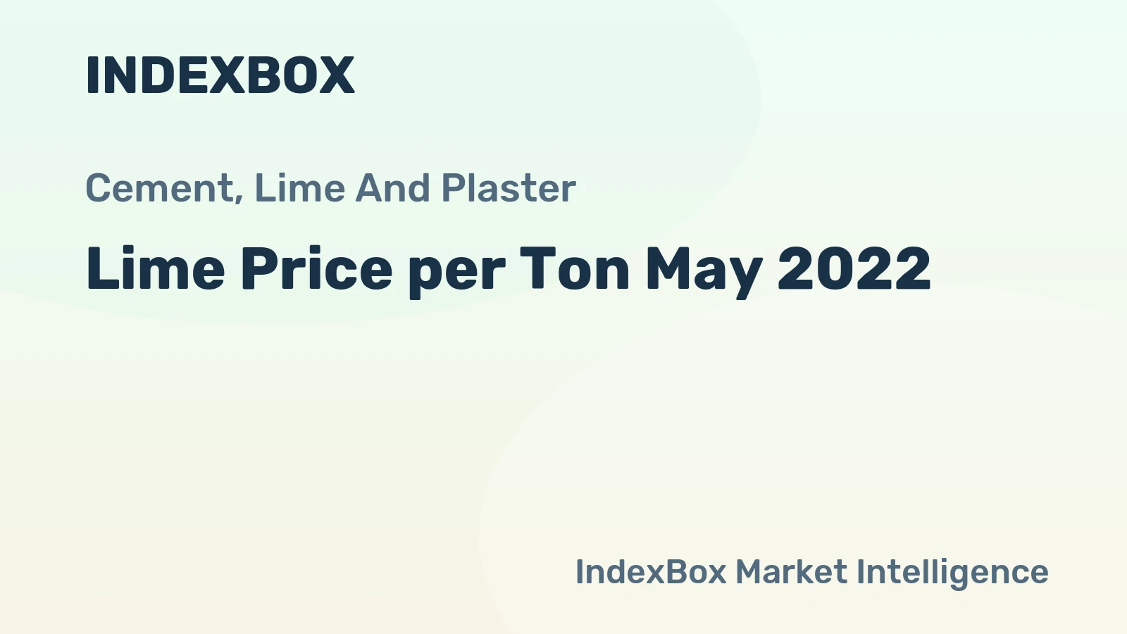 Lime Price per Ton May 2022