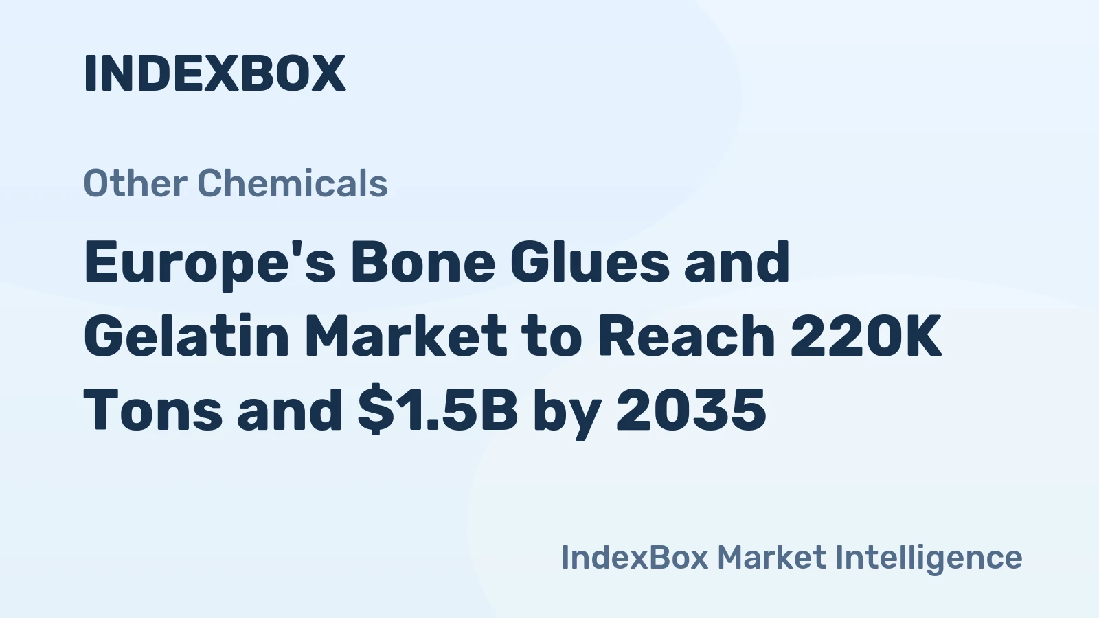 Europe's Bone Glues and Gelatin Market to Reach 220K Tons and $1.5B by 2035
