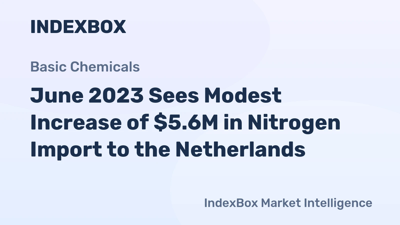 June 2023 Sees Modest Increase of $5.6M in Nitrogen Import to the Netherlands