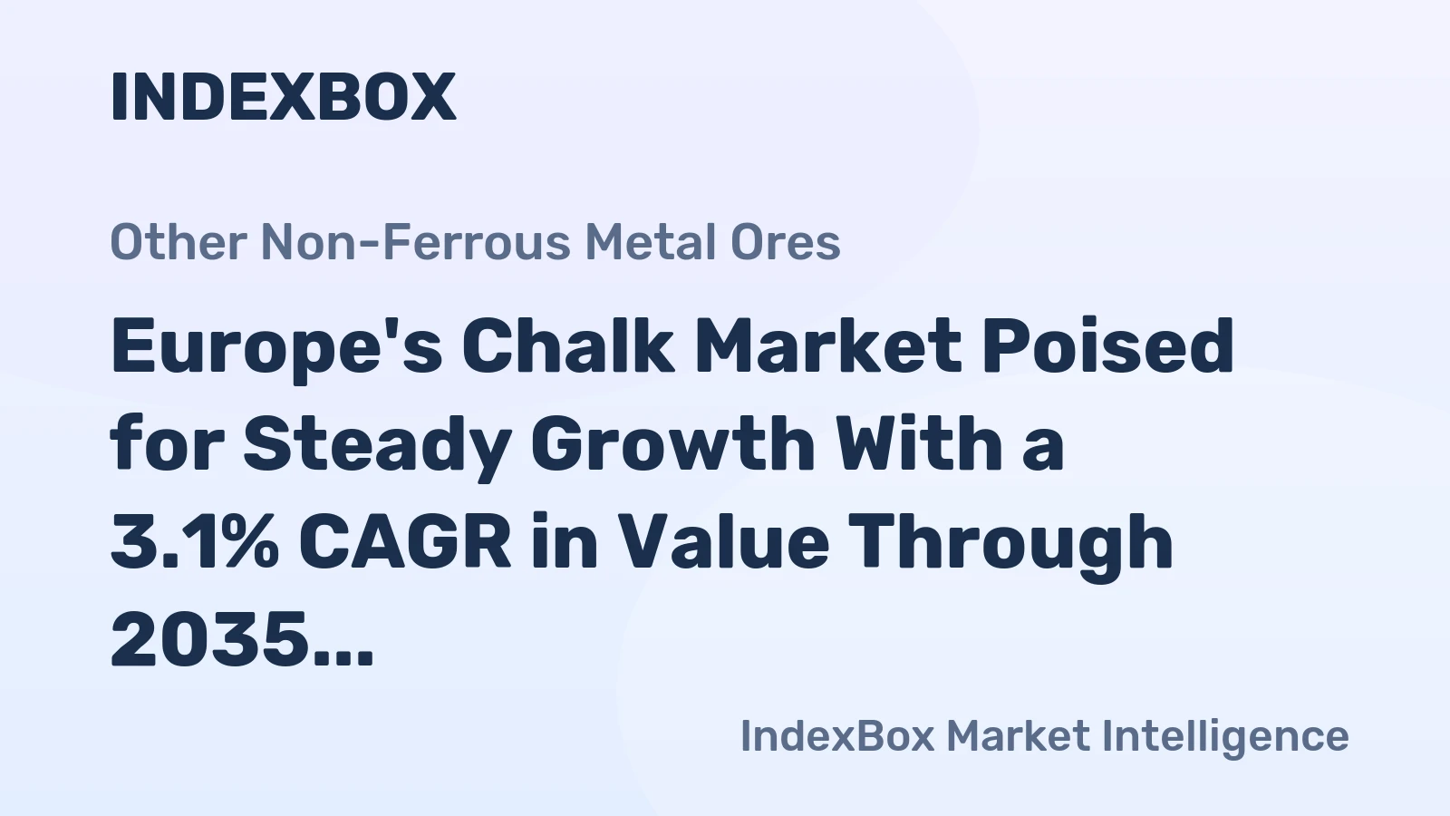 Europe's Chalk Market Poised for Steady Growth With a 3.1% CAGR in Value Through 2035