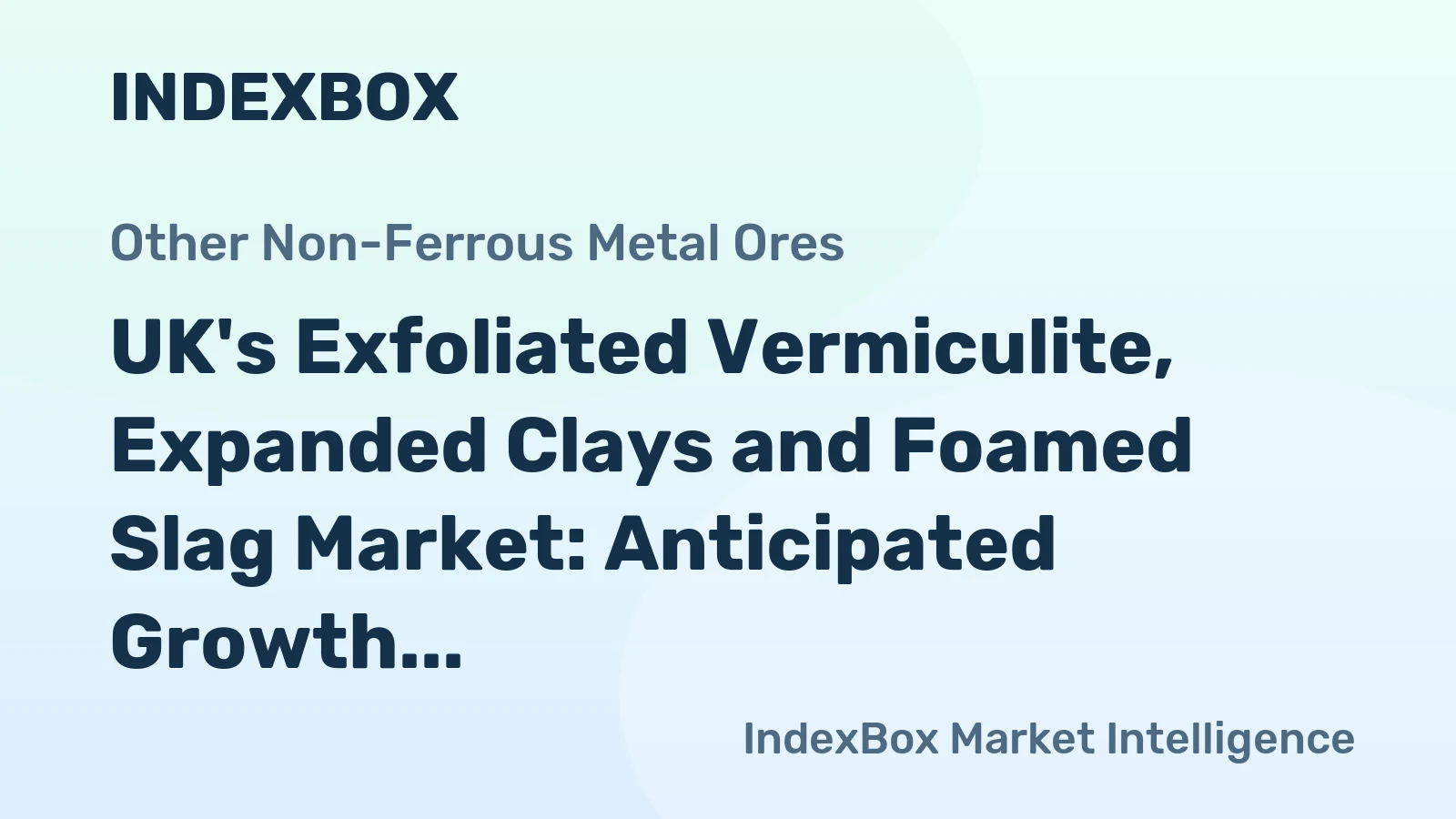 UK's Exfoliated Vermiculite, Expanded Clays and Foamed Slag Market: Anticipated Growth to Reach 75K tons in Volume and $6.8M in Value by 2035