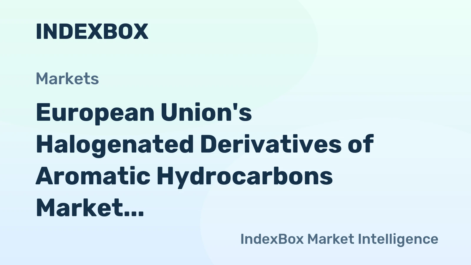 European Union's Halogenated Derivatives of Aromatic Hydrocarbons Market to Reach 102K Tons and $1.4B by 2035