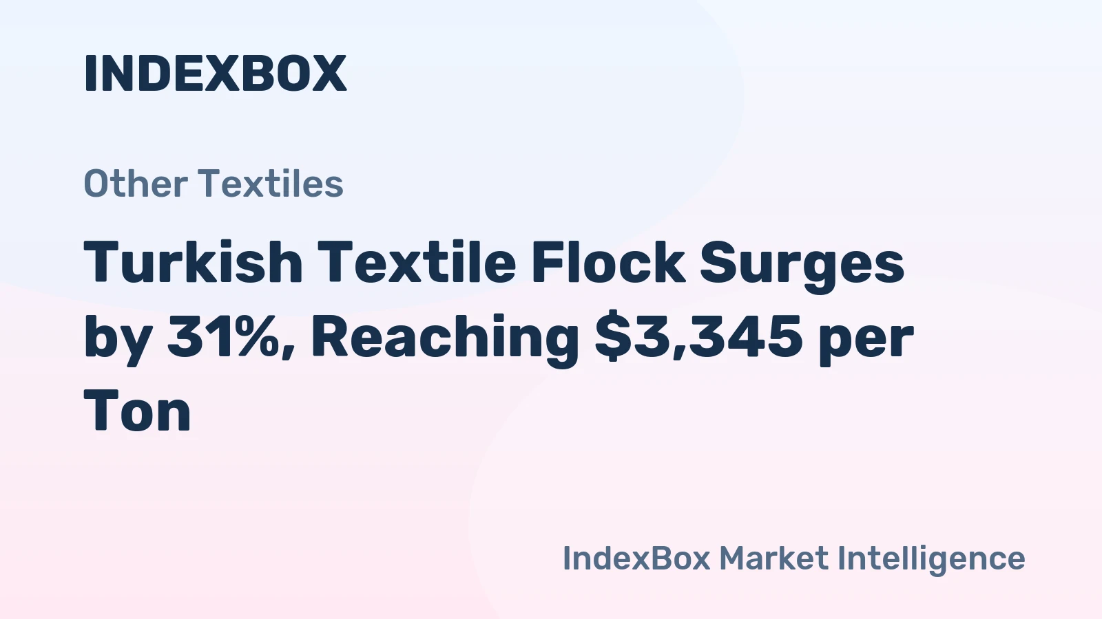 Turkish Textile Flock Surges by 31%, Reaching $3,345 per Ton