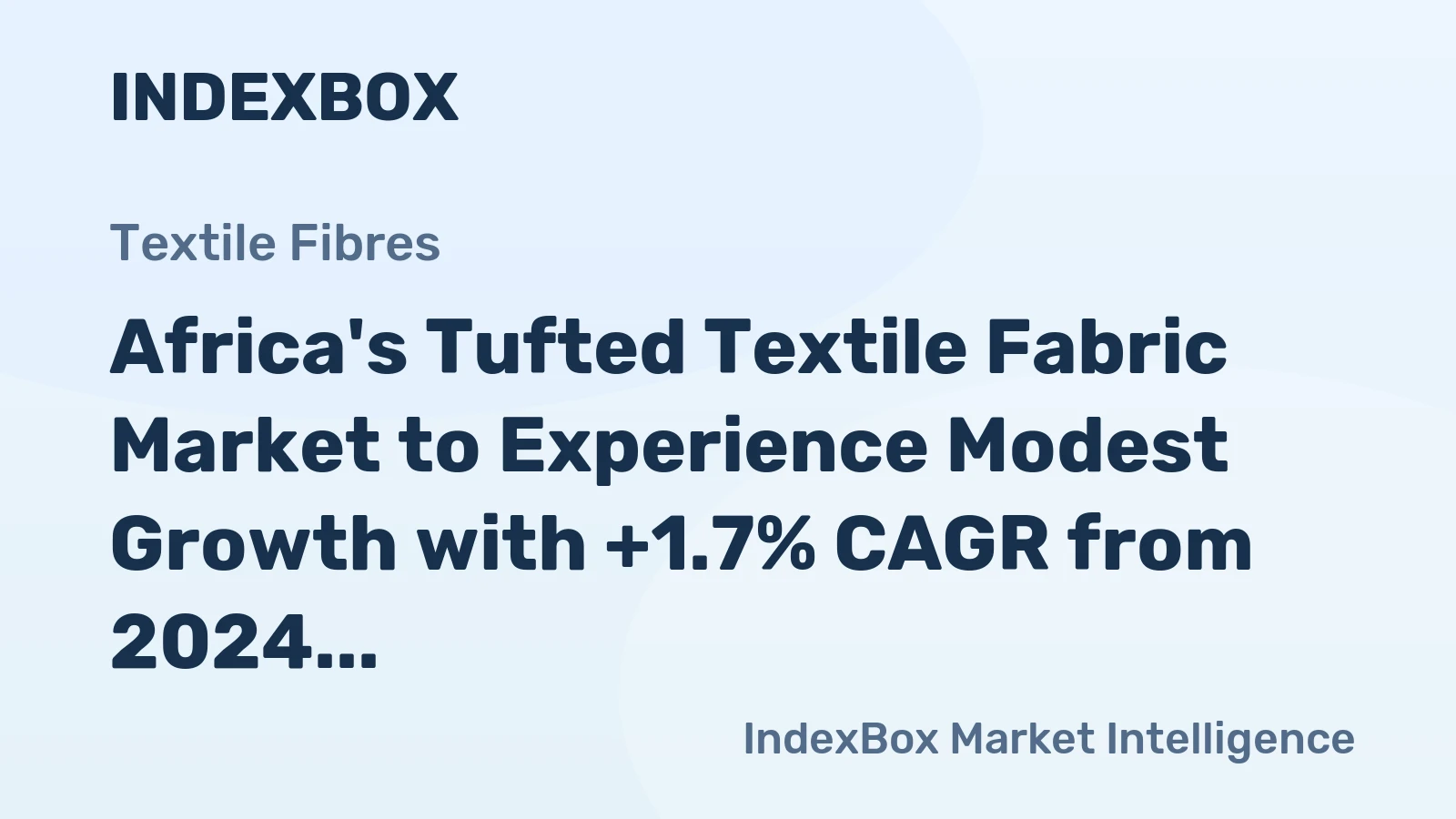 Africa's Tufted Textile Fabric Market to Experience Modest Growth with +1.7% CAGR from 2024 to 2035
