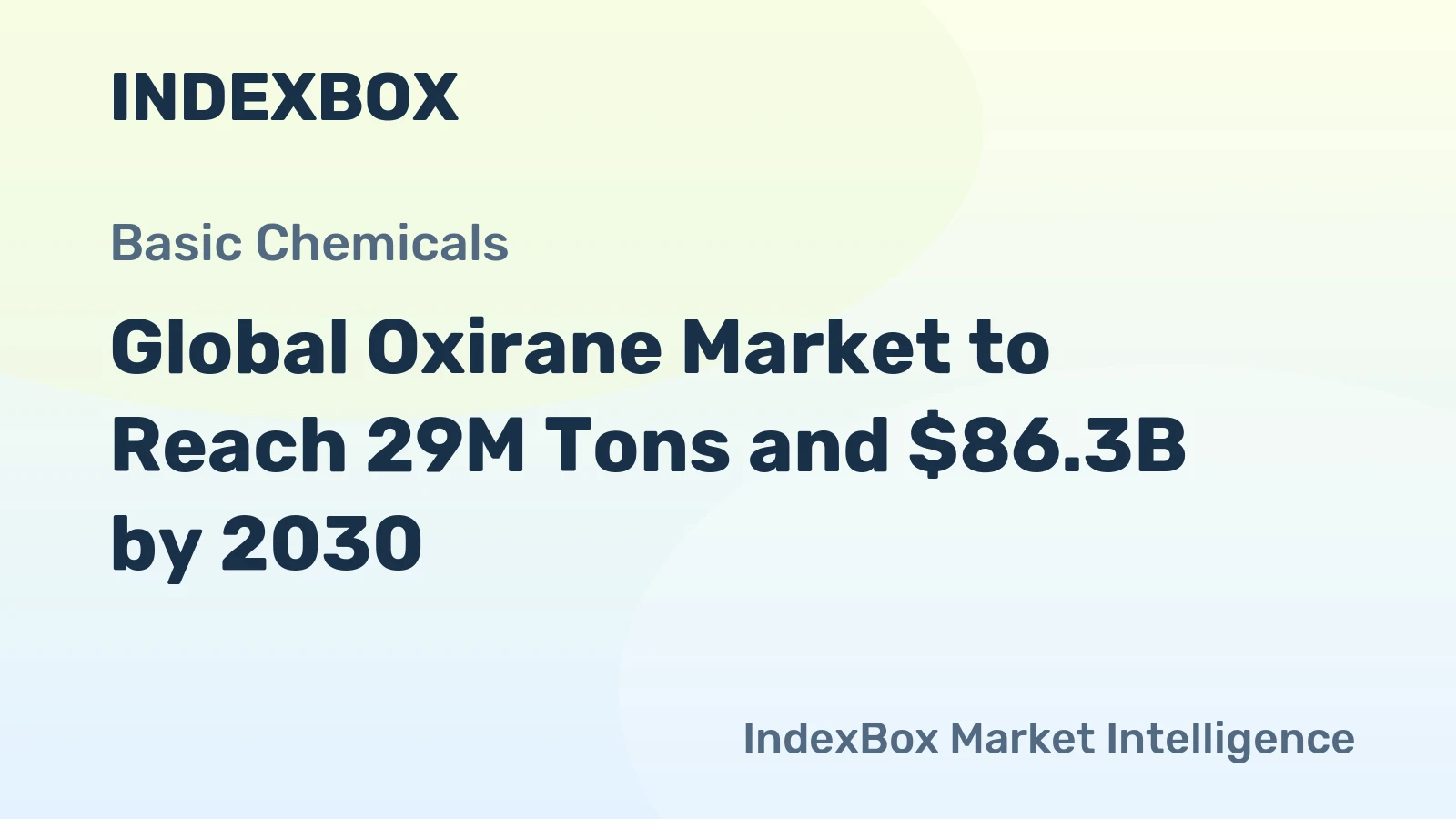 Global Oxirane Market to Reach 29M Tons and $86.3B by 2030