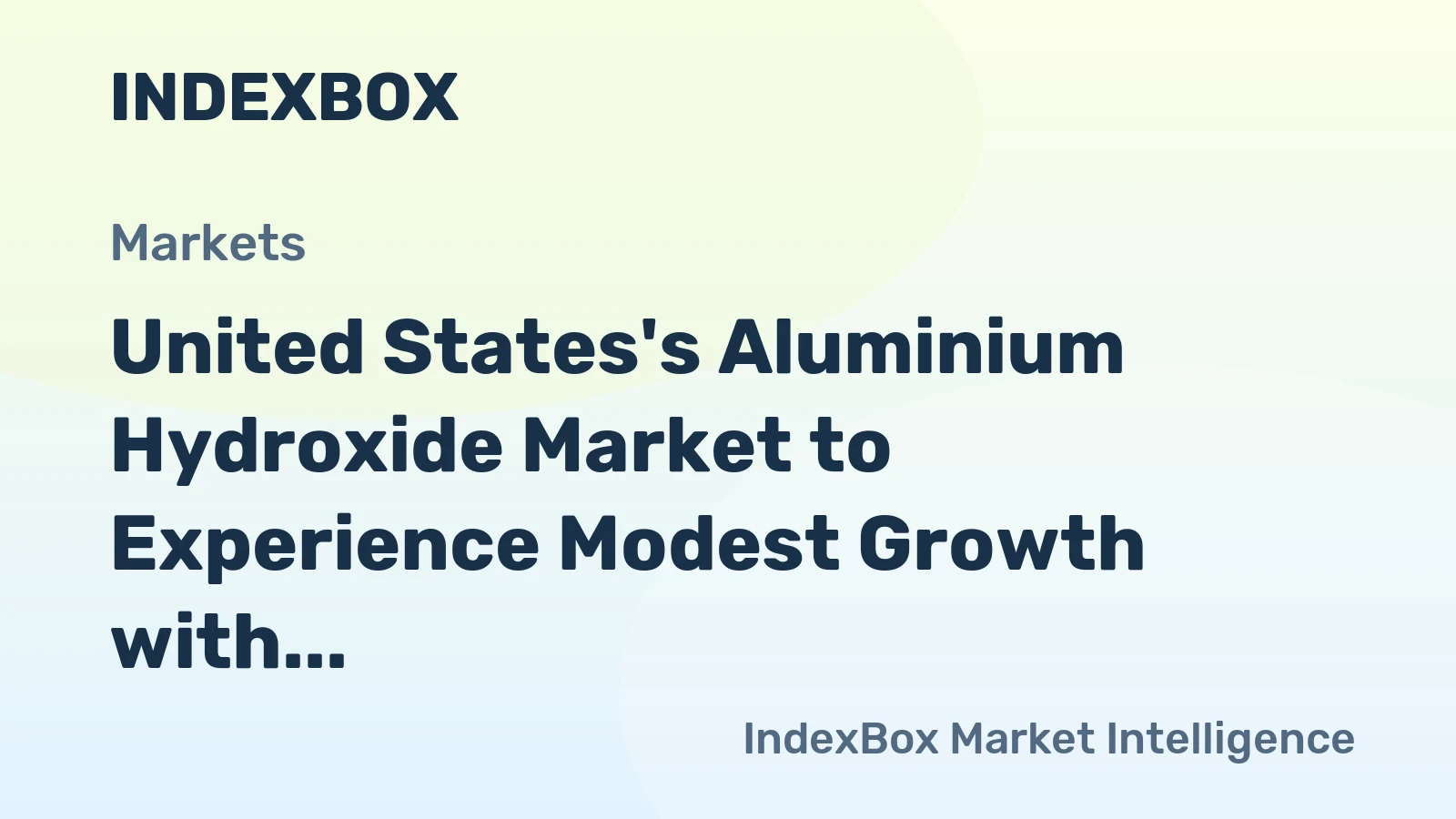 United States's Aluminium Hydroxide Market to Experience Modest Growth with Increasing Demand