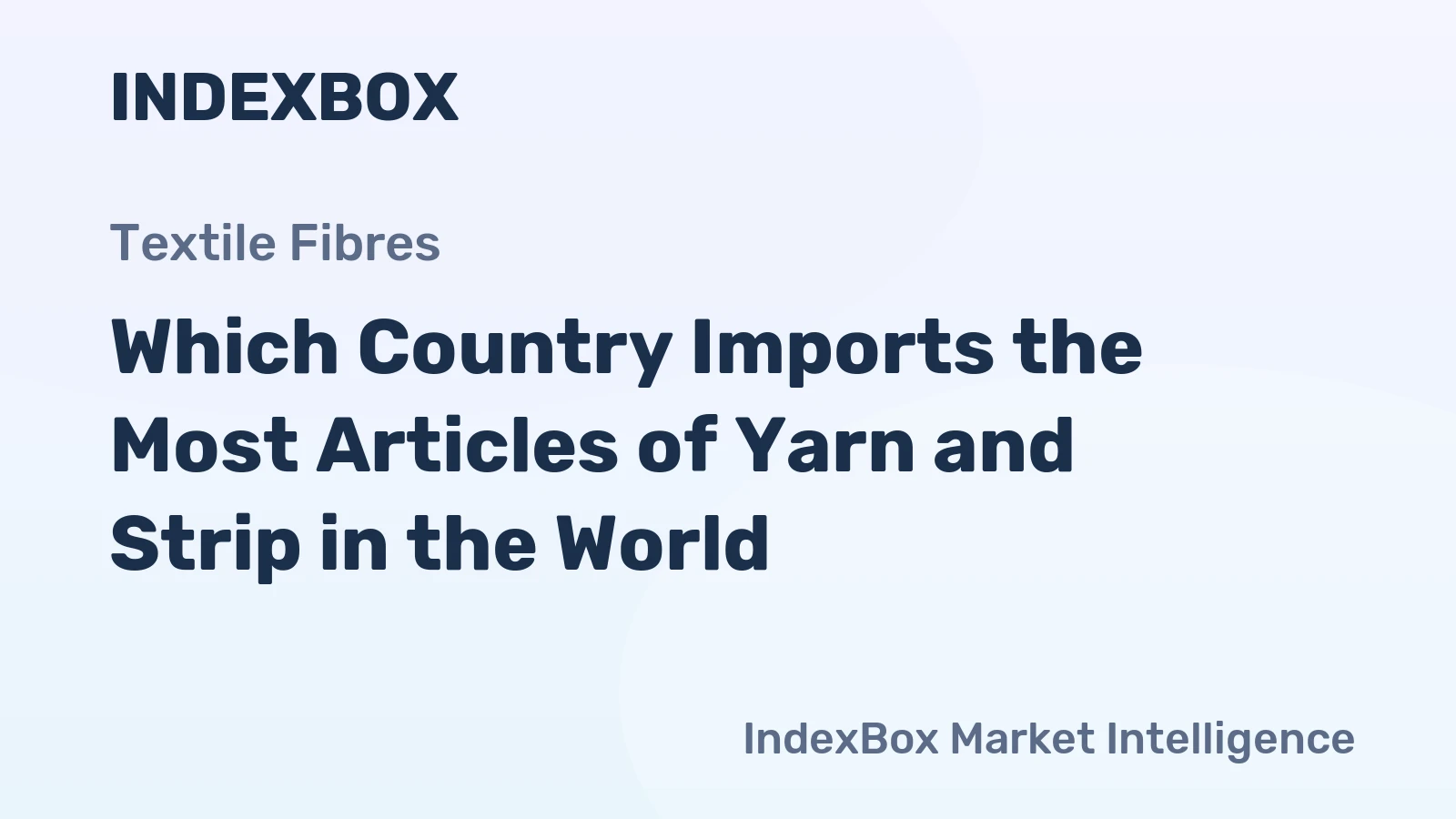 Which Country Imports the Most Articles of Yarn and Strip in the World?