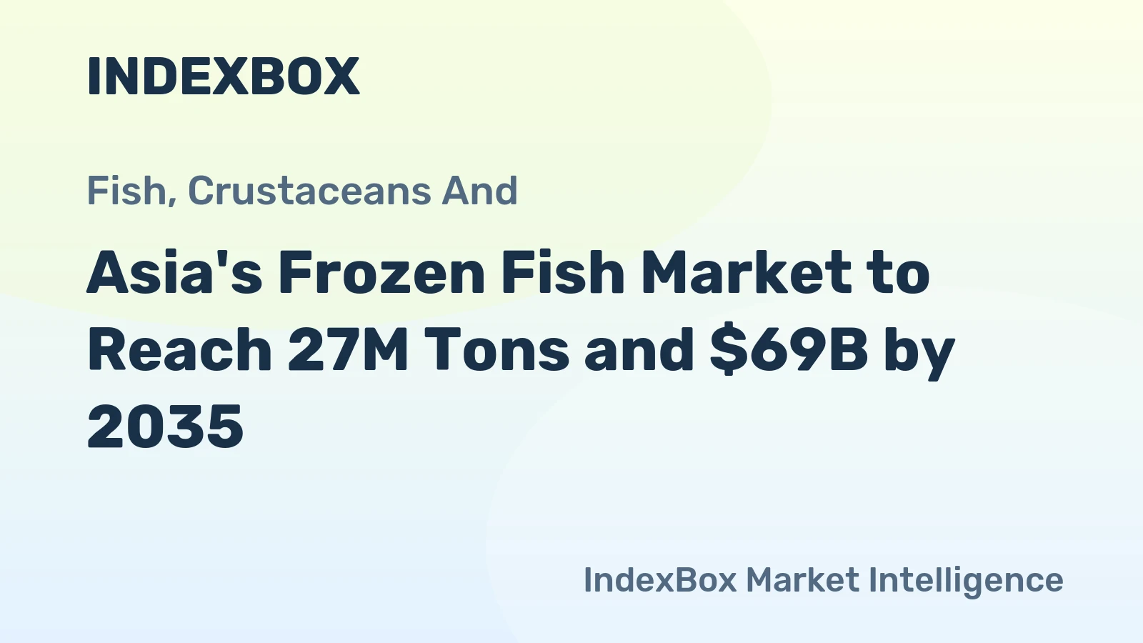 Asia's Frozen Fish Market to Reach 27M Tons and $69B by 2035
