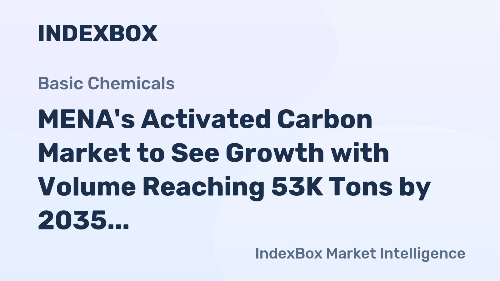 MENA's Activated Carbon Market to See Growth with Volume Reaching 53K Tons by 2035