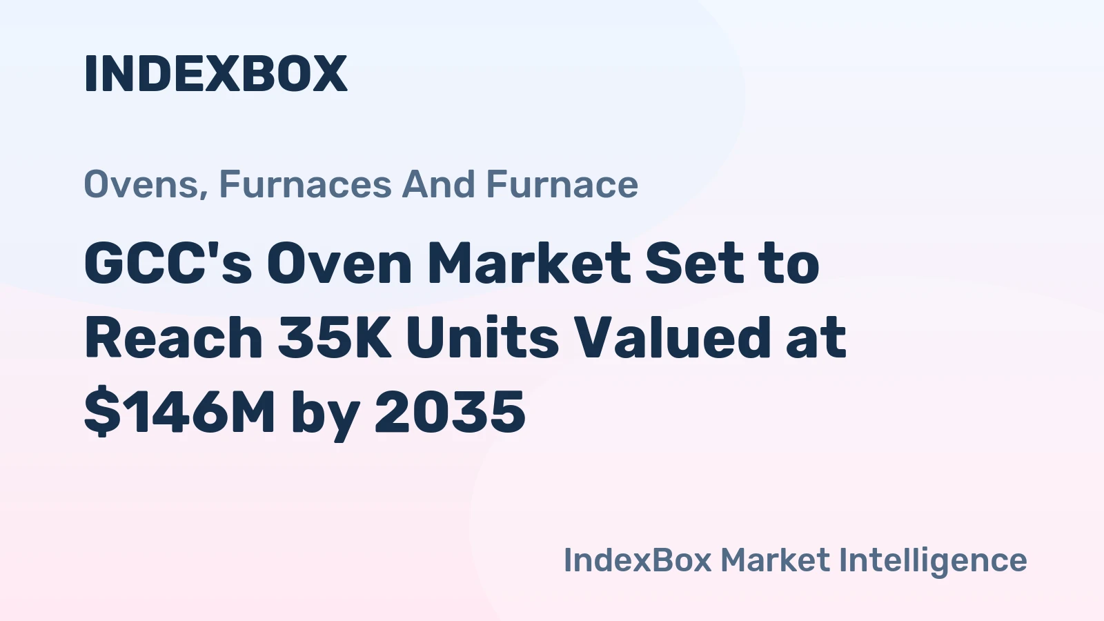 GCC's Oven Market Set to Reach 35K Units Valued at $146M by 2035