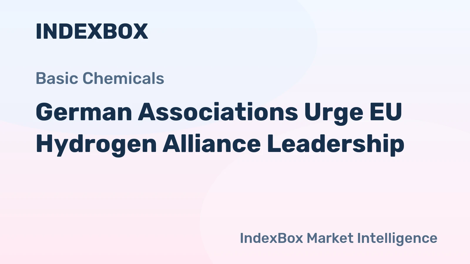 German Associations Urge EU Hydrogen Alliance Leadership