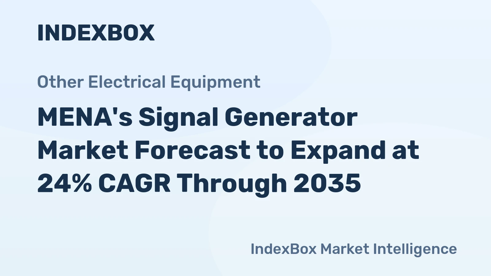 MENA's Signal Generator Market Forecast to Expand at 24% CAGR Through 2035