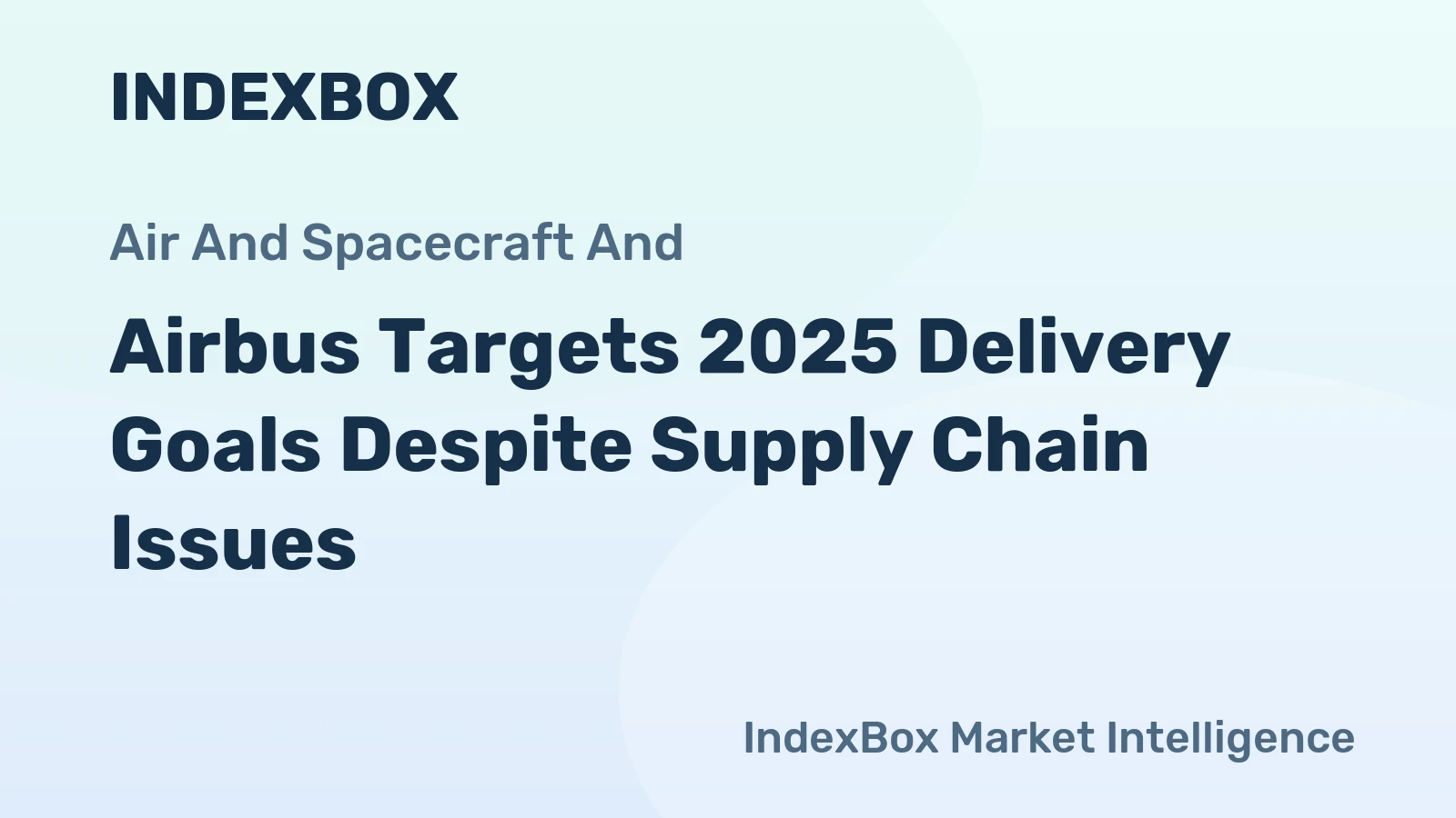 Airbus Targets 2025 Delivery Goals Despite Supply Chain Issues