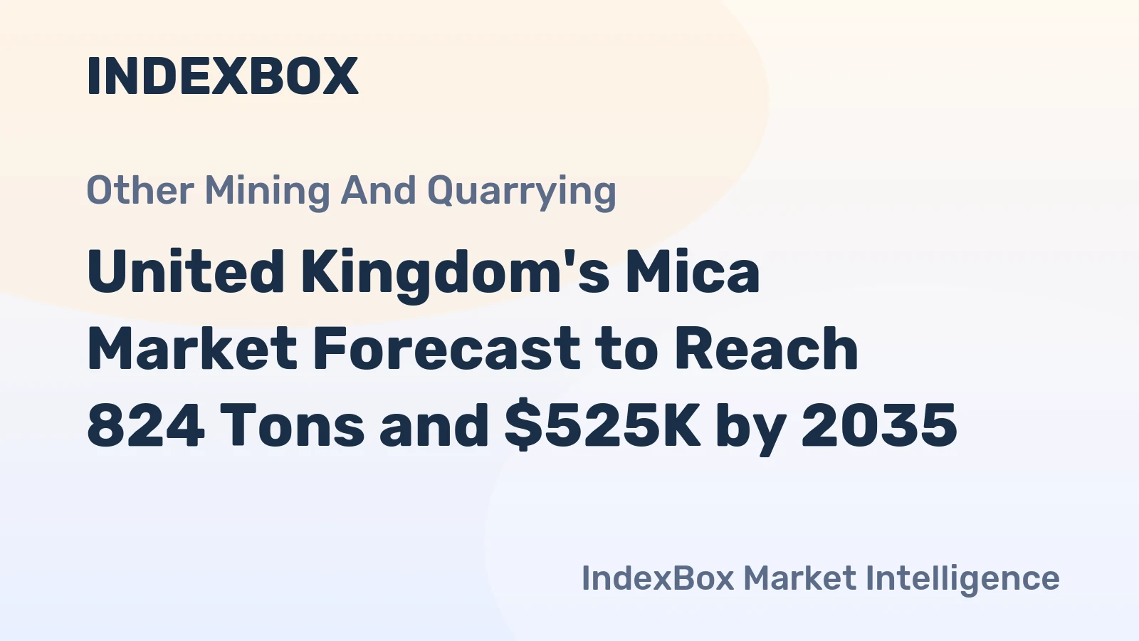 United Kingdom's Mica Market Forecast to Reach 824 Tons and $525K by 2035