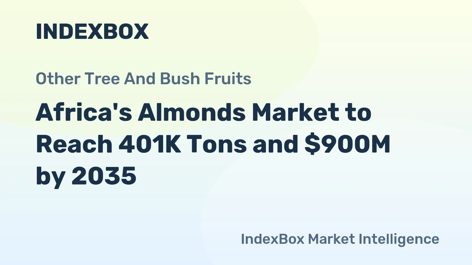 Africa's Almonds Market to Reach 401K Tons and $900M by 2035