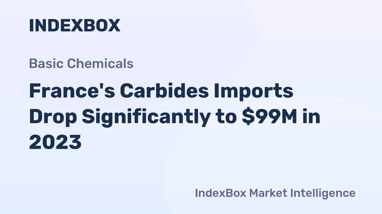 France's Carbides Imports Drop Significantly to $99M in 2023
