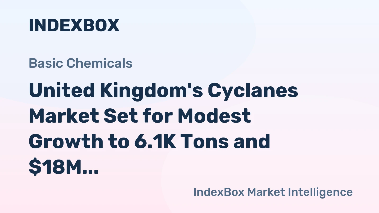 United Kingdom's Cyclanes Market Set for Modest Growth to 6.1K Tons and $18M