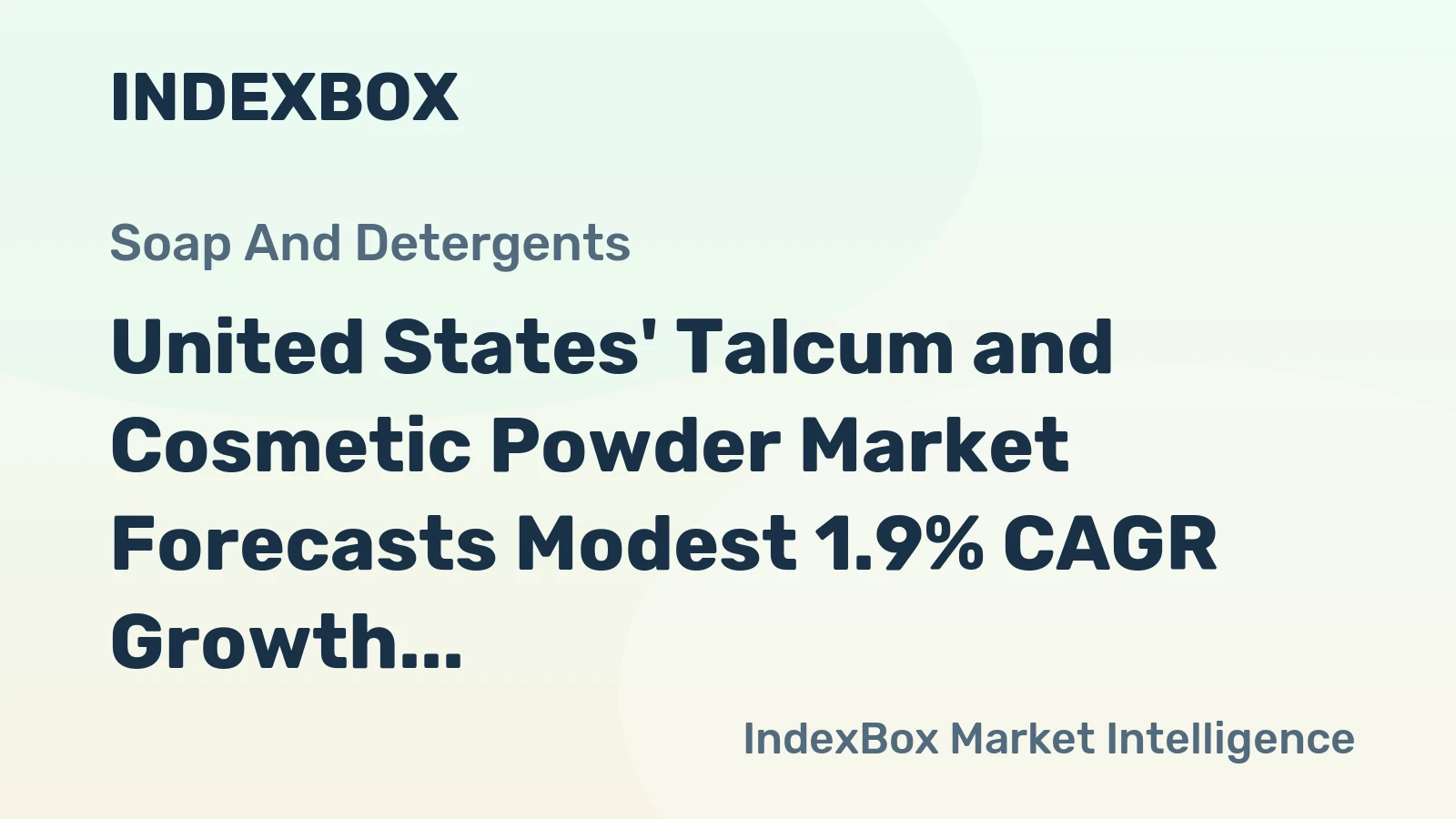 United States' Talcum and Cosmetic Powder Market Forecasts Modest 1.9% CAGR Growth Through 2035
