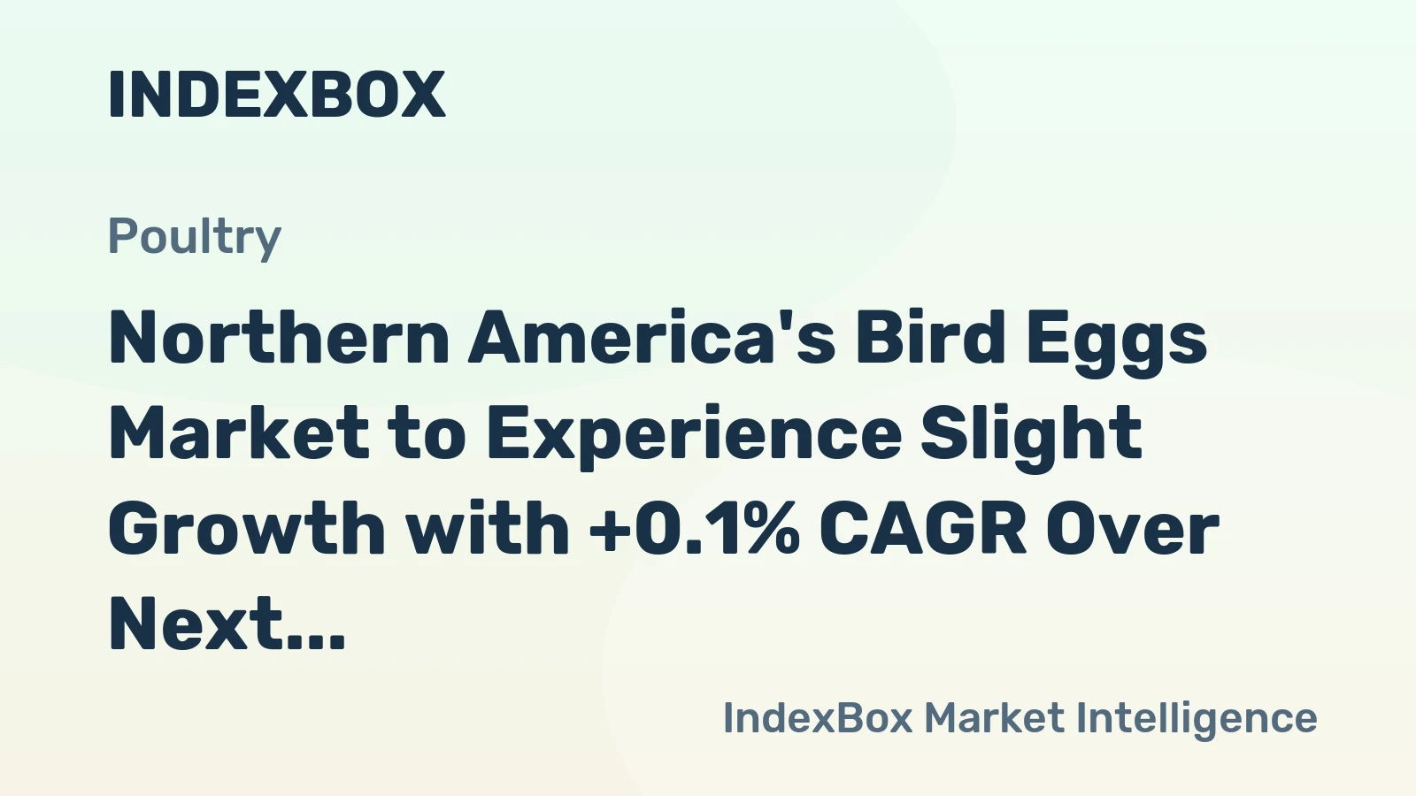 Northern America's Bird Eggs Market to Experience Slight Growth with +0.1% CAGR Over Next Decade