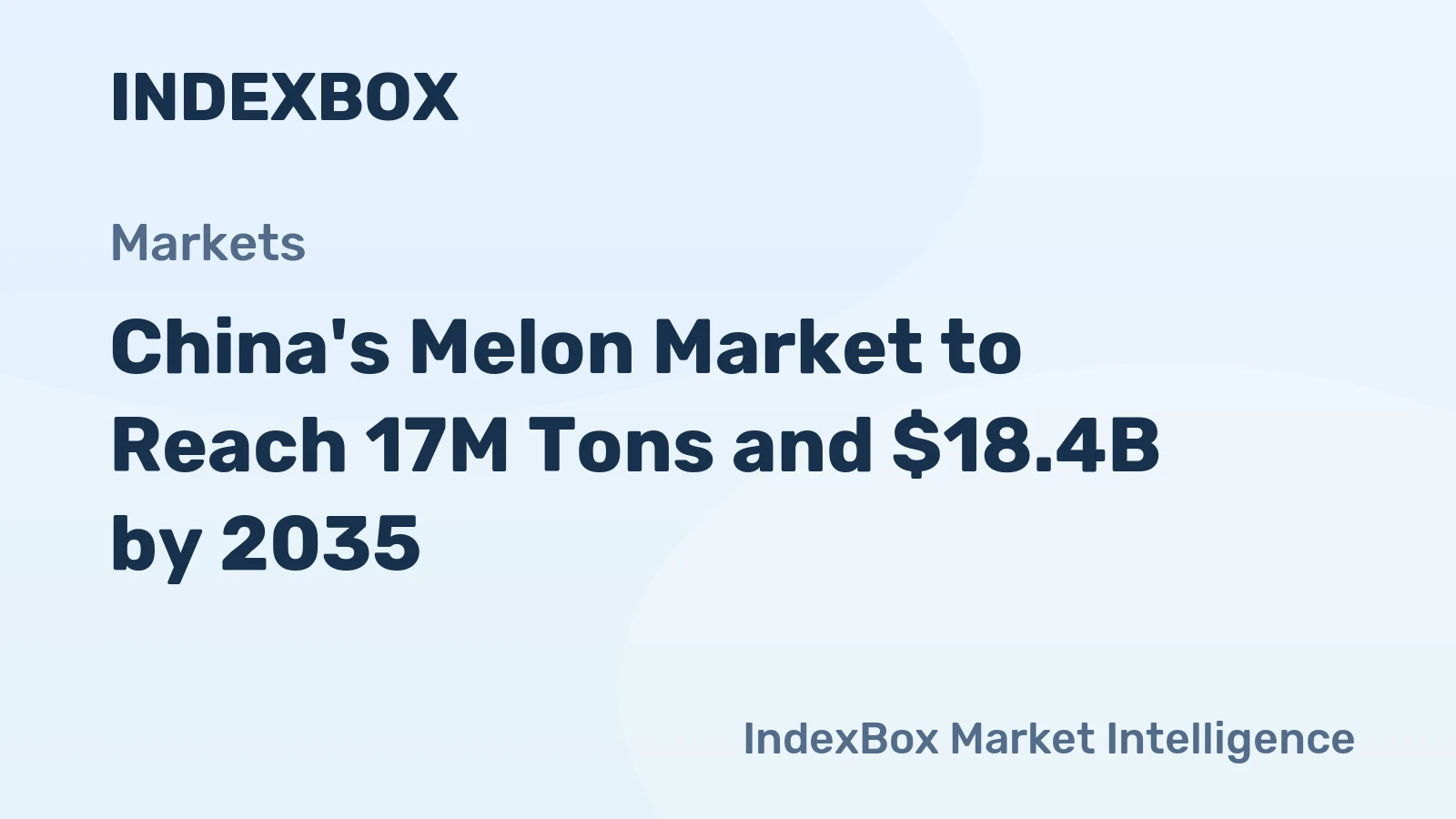China's Melon Market to Reach 17M Tons and $18.4B by 2035