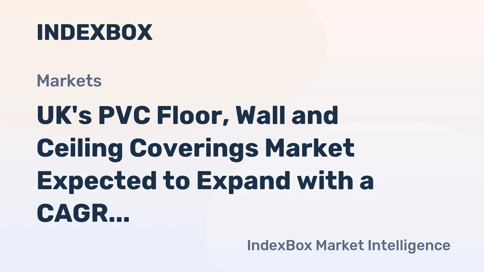 UK's PVC Floor, Wall and Ceiling Coverings Market Expected to Expand with a CAGR of +3.4% from 2024 to 2035