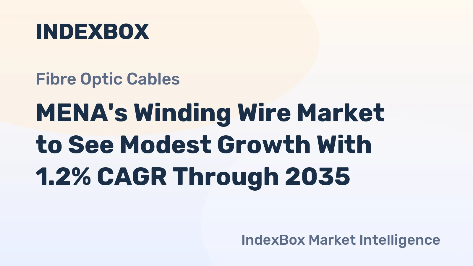 MENA's Winding Wire Market to See Modest Growth With 1.2% CAGR Through 2035