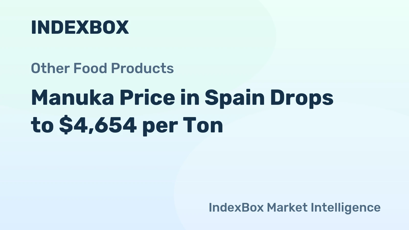 Manuka Price in Spain Drops to $4,654 per Ton