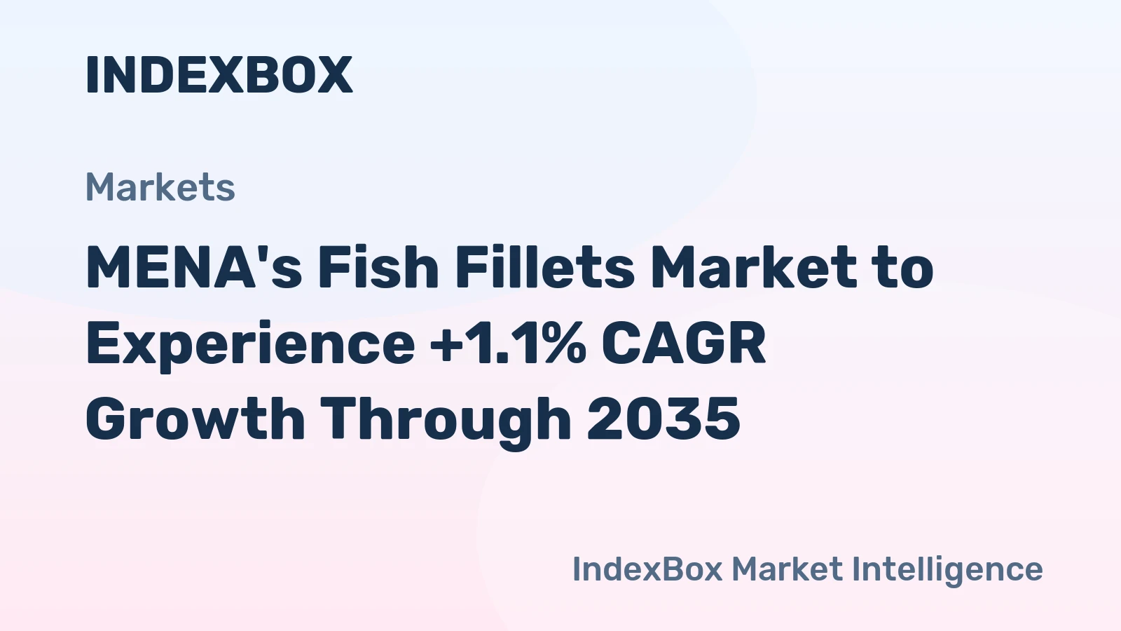 MENA's Fish Fillets Market to Experience +1.1% CAGR Growth Through 2035