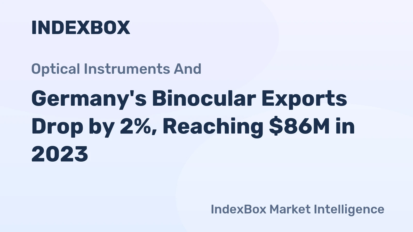 Germany's Binocular Exports Drop by 2%, Reaching $86M in 2023