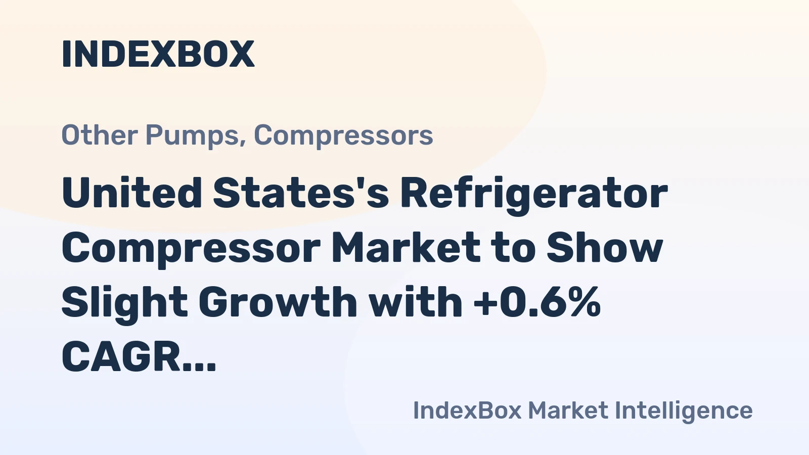 United States's Refrigerator Compressor Market to Show Slight Growth with +0.6% CAGR Through 2035
